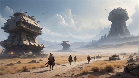Desert Outpost Futuristic Frontier By Vestesta On Deviantart