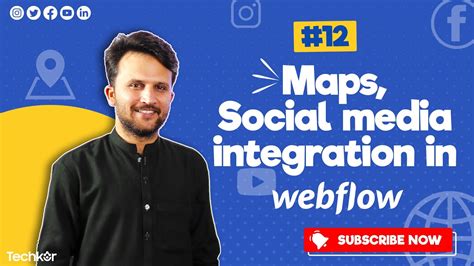 Webflow Tutorial For Beginners Maps Social Media Integration Part