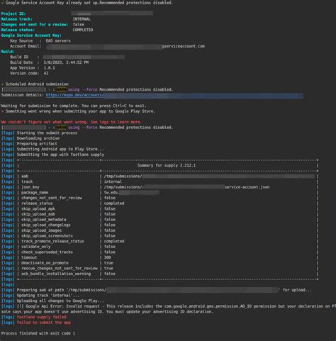 After I Upgrade My App To Expo Sdk Google Play Reports My App Has