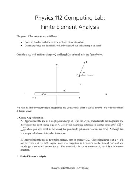 Finite Element Analysis