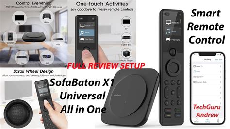 Sofabaton X1 Universal All In One Smart Remote Control Youtube