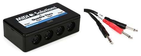 MIDI Solutions MultiVoltage Quadra Thru 1 In 4 Out MIDI Reverb