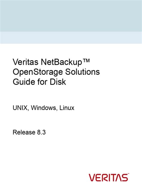 Netbackup83 Ost Disk Guide Pdf Backup Computer Data Storage