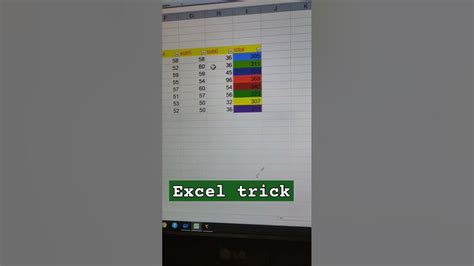 Excel Table Youtube