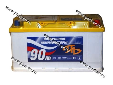 Купить Аккумулятор Подольские Аккумуляторы 90Ач EN780 353х175х190 обр/п ...