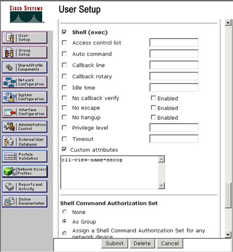 Ios Role Based Access Control With Acs Cisco Community