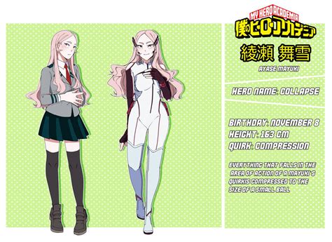 Bnha Oc Ayase Mayuki By Msdarklight On Deviantart