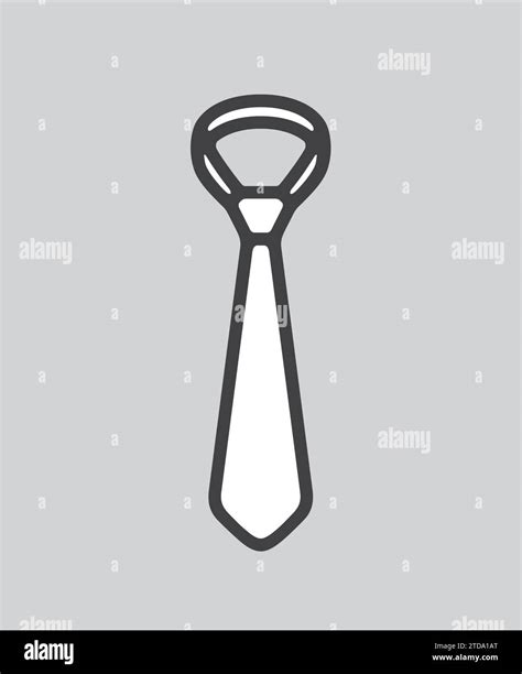 Business Tie Line Icon On A Background Vector Illustration Stock Vector Image And Art Alamy