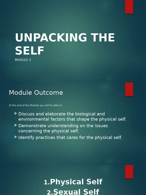 unpacking the self pdf