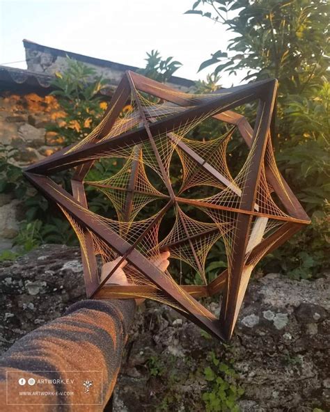 Dual Compound Of Cube And Octahedron Symmetry Art Visionary Art