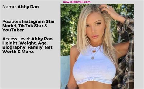 Abby Rao Onlyfans Height Affairs Body Net Worth And More