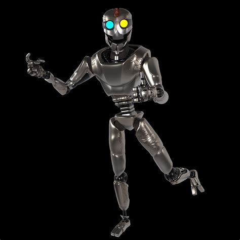3d Silly Robot Model Turbosquid 2156164