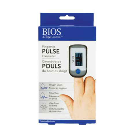 Bios Medical Bios Diagnostics Fingertip Pulse Oximeter