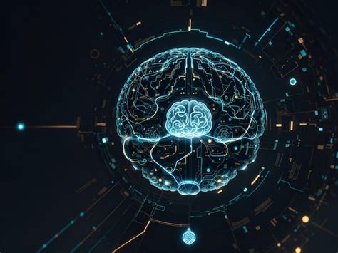 Premium Ai Image Brain With Technology