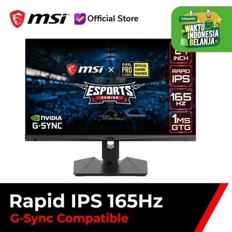 Jual Msi Optix Mag Qrf Inch Wqhd Ips Hz Ms Hdmi Dp Gaming Monitor Di Seller Line