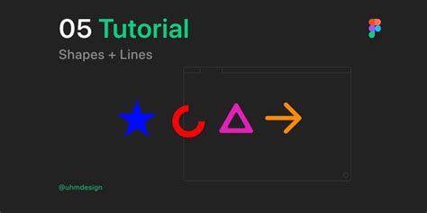 Tutorial Shapes Lines Figma