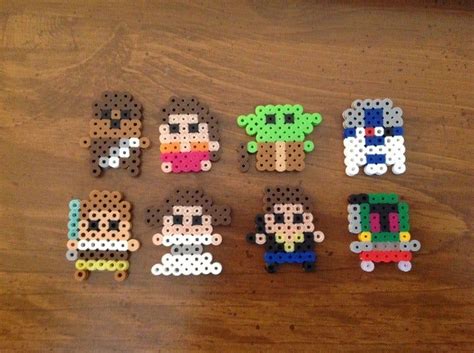 Star Wars Perler Bead Magnets Mercari Perler Beads Perler Bead Art
