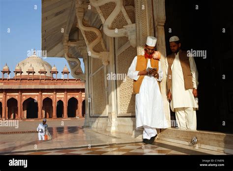 India Uttar Pradesh Fatehpur Sikri Sheikh Salim Chishti Tomb Stock