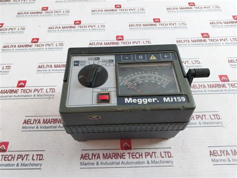 Megger Mj159 Analog Insulation Tester 0 600v Aeliya Marine