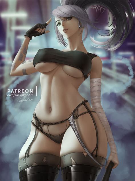 Rule 34 1girls Akali Alternate Costume Big Breasts Breasts Cleavage