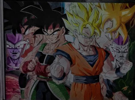 Dibujo De Goku Y Bardock •anime• Amino