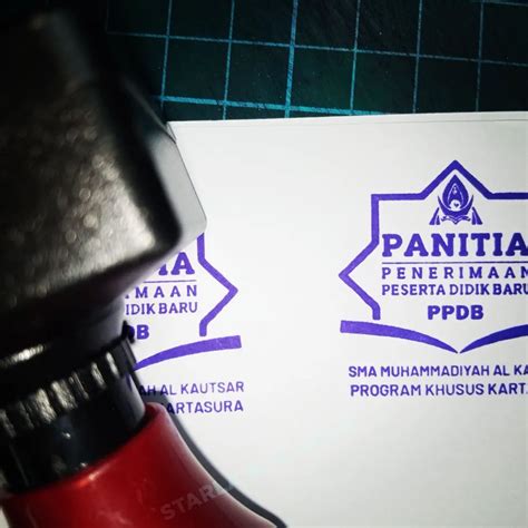 Stempel Panitia Ppdb Pmb Penerimaan Siswa Santri Baru Sekolah Ponpes Dan Lembaga Pendidikan