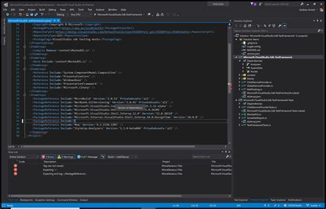 Nullreferenceexception Thrown While Typing Package Id · Issue 35