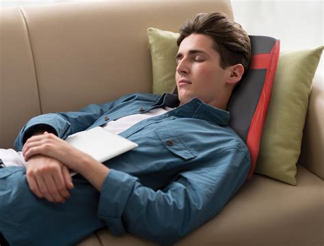 Vibrating Contoured Back Massaging Pillow Therapy Chair Support