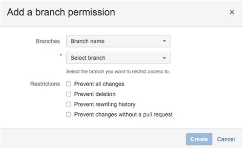 using branch permissions atlassian support atlassian documentation
