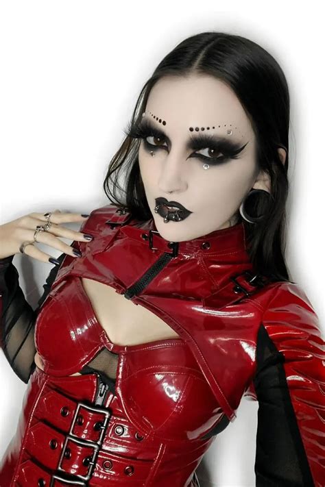 Lip Service Vampire Red Vinyl Fetish Shrug Jacket Borderline Plus