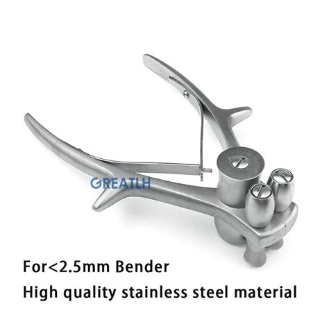 1pcs Mini Rod Bender Stainless Steel Finger Bone Rod Bender Orthopedic Surgery Instruments