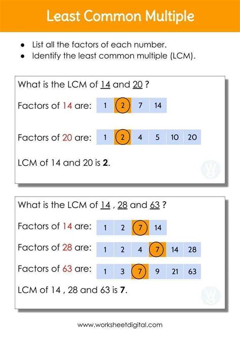 Least Common Denominator