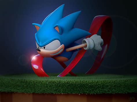 Sonic 3d Model
