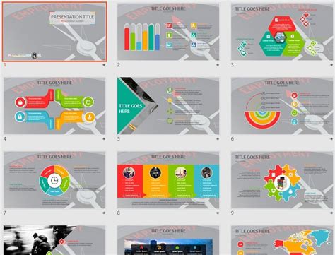 Employment Unemployment Powerpoint Template 51675