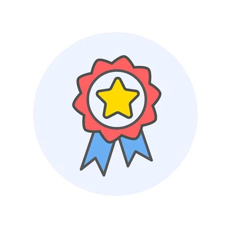 품질 표시 색상 아이콘 프리미엄 벡터