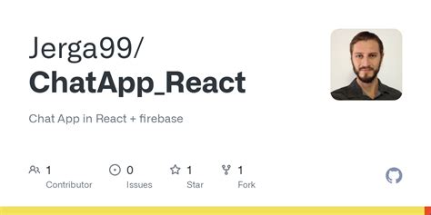 github jerga99 chatapp react chat app in react firebase