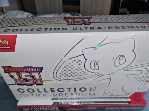 COFFRET COLLECTION ULTRA PREMIUM Pokémon 151 EV3 5 Mew Neuf FR EUR