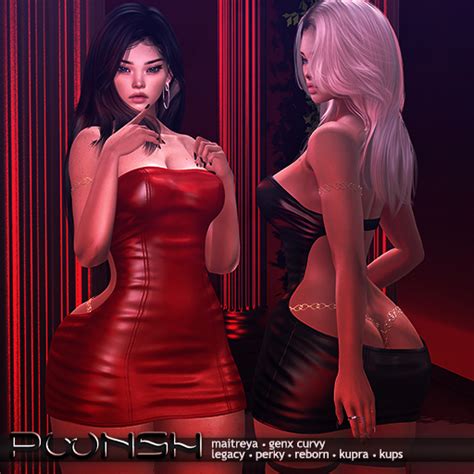 Second Life Marketplace Poonsh Alice Dress Fatpack
