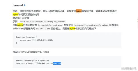 使用nginx反向代理kkfileview遇到问题kkfileview Nginx代理 Csdn博客