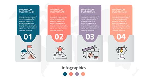 벡터 인포 그래픽 평면 템플릿 개념 네 개의 레이블 다이어그램 그래프 4 가지 옵션이있는 비즈니스 개념 콘텐츠 순서도 단계 타임라인 웹 워크플로우 마케팅 프레젠테이션 0명에
