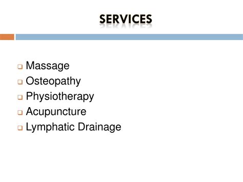 Ppt Lavender On The Hill Hampstead Massage Facial Physiotherapy