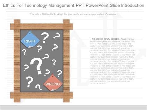 Ethics For Technology Management Ppt Powerpoint Slide Introduction