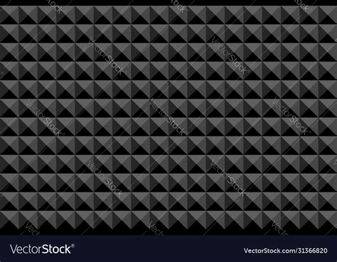Abstract Seamless Polygonal Pattern Black Vector Image