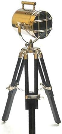 Trípode antiguo estilo vintage modelo de búsqueda lámparas de trípode