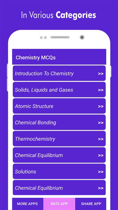 Chemistry Mcqs With Answers And Explanations For Android Download