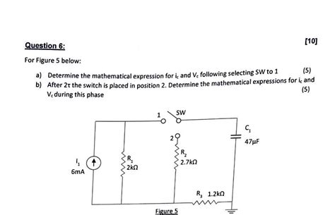Solved For Figure 5 Below A Determine The Mathematical Chegg