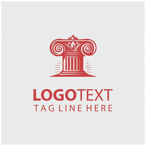Premium Vector Classical Column Logo Illustrations