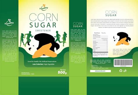 Premium Vector Corn Sugar Packaging 1