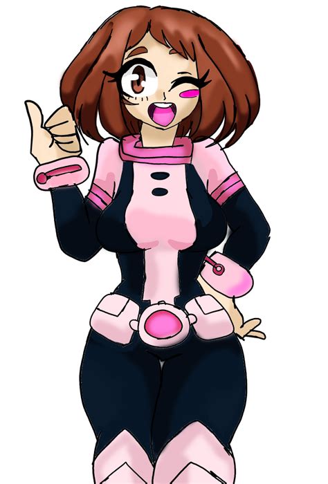 Ochaco Uraraka By Vanillawaffer3000 On Deviantart