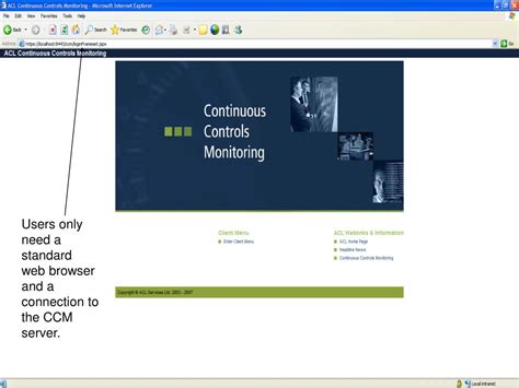 Ppt Acl Solutions For Continuous Auditing And Monitoring Powerpoint